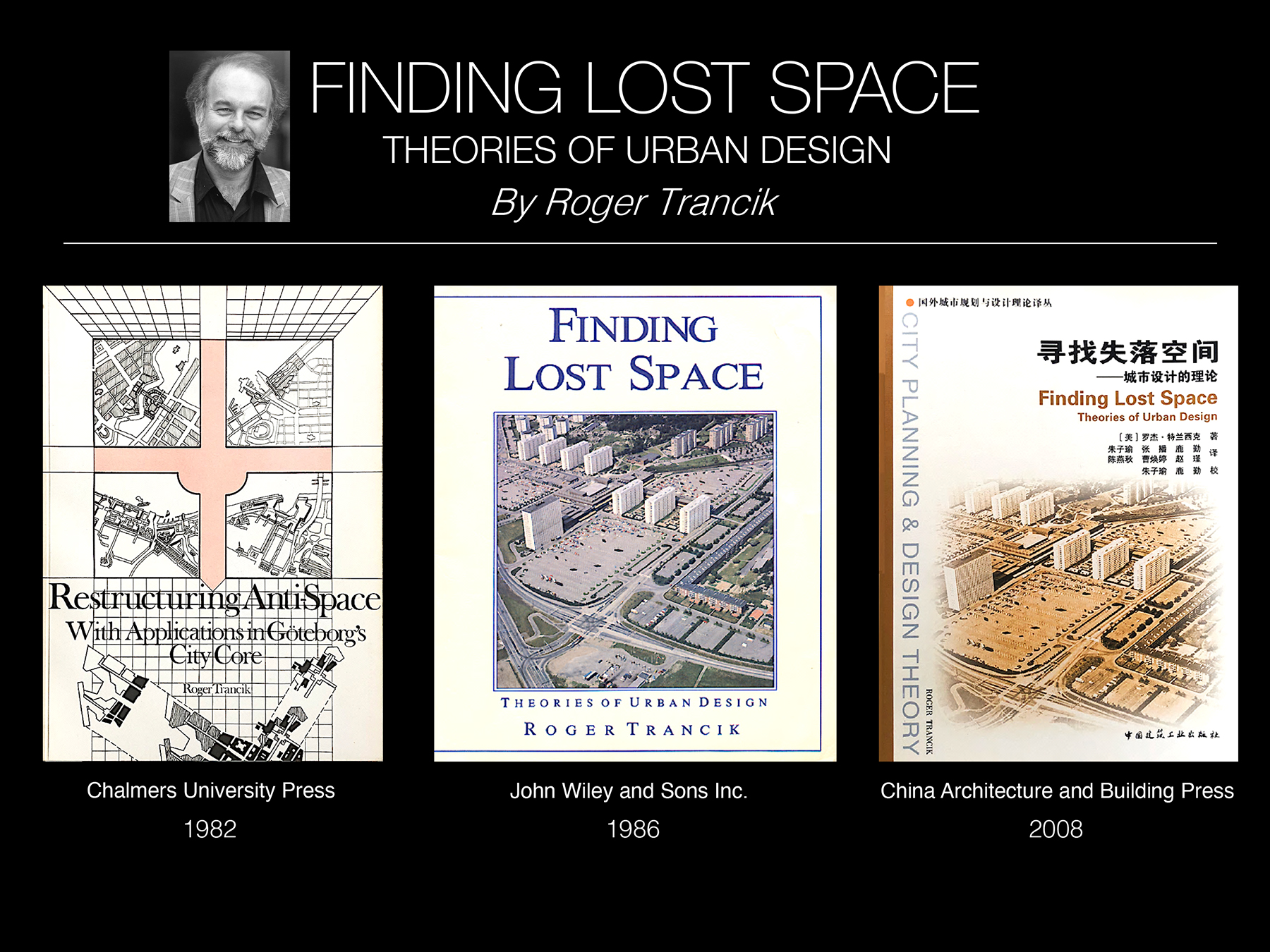 Roger Trancik's Finding Lost Space: Theories of Urban Design to appear ...